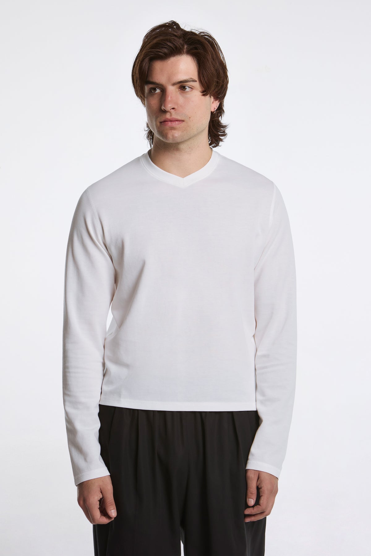 Pet-tree-kor Contour Long Sleeve T-Shirt White | HAVN