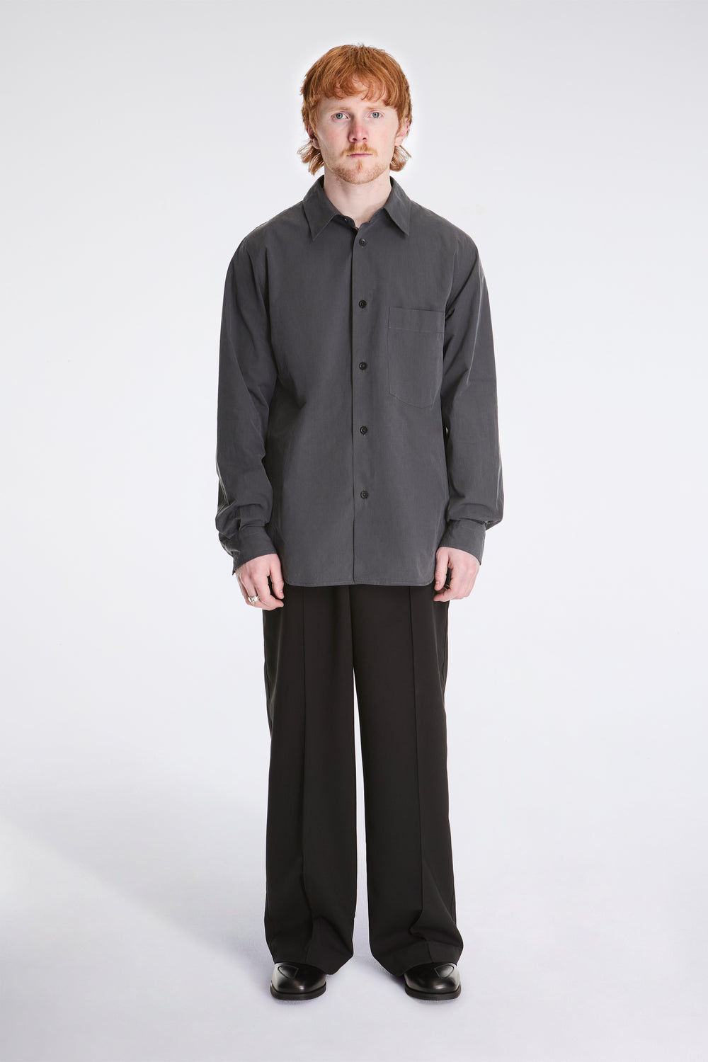 Margaret Howell Basic Shirt Charcoal