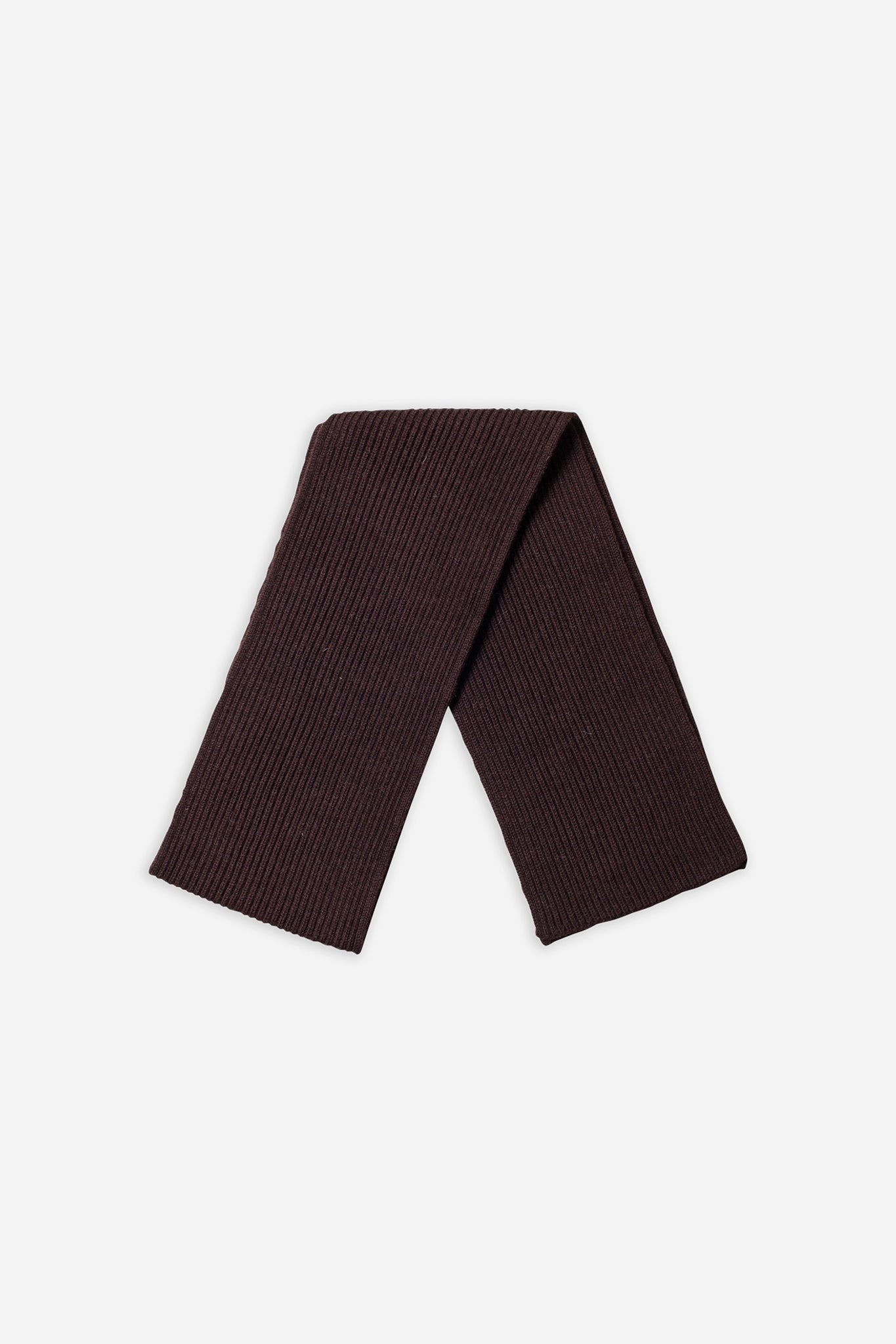 Andersen-Andersen Short Scarf Natural Brown