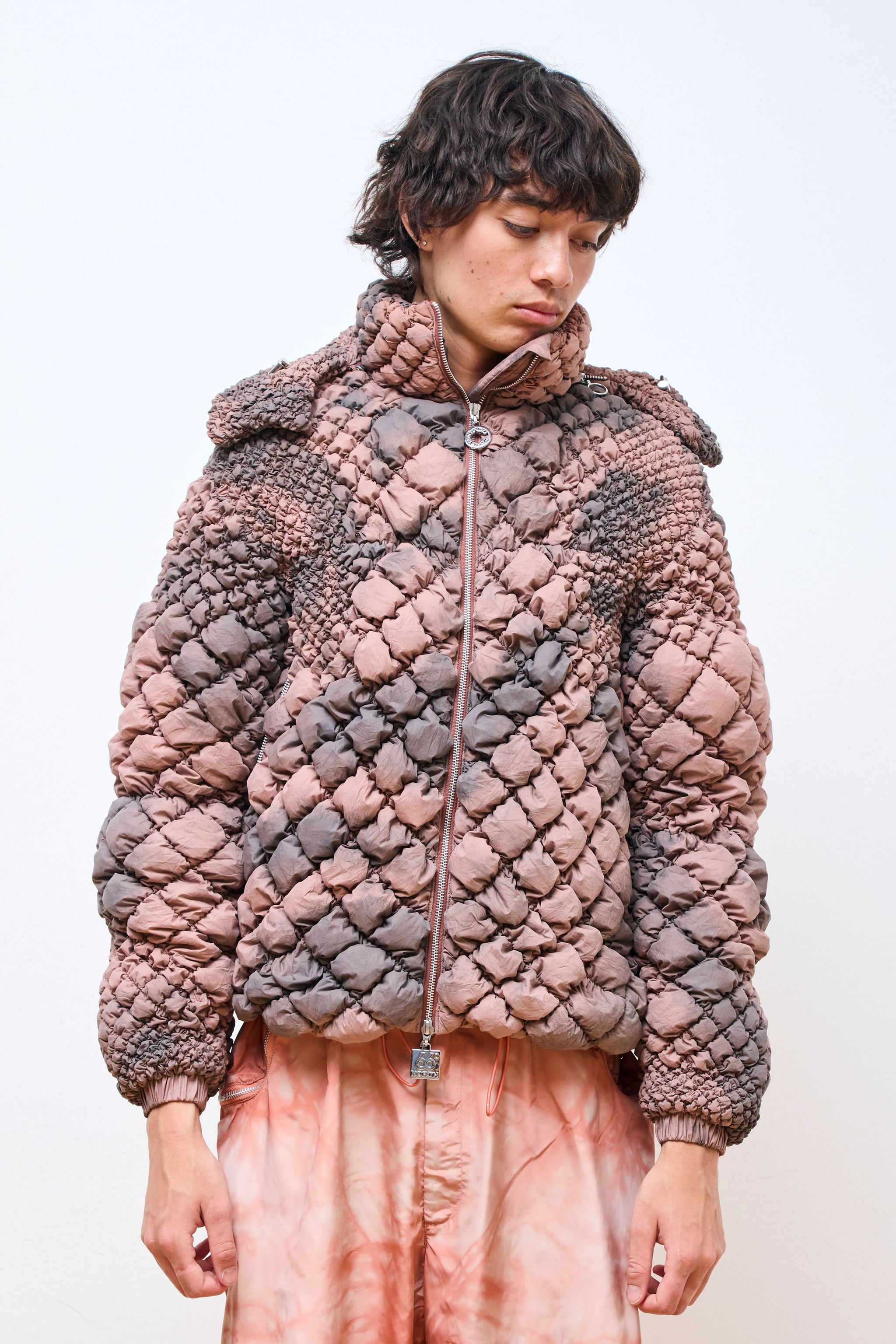 Charlie Constantinou CC x 66North Signature Quilt Jacket Lava Red