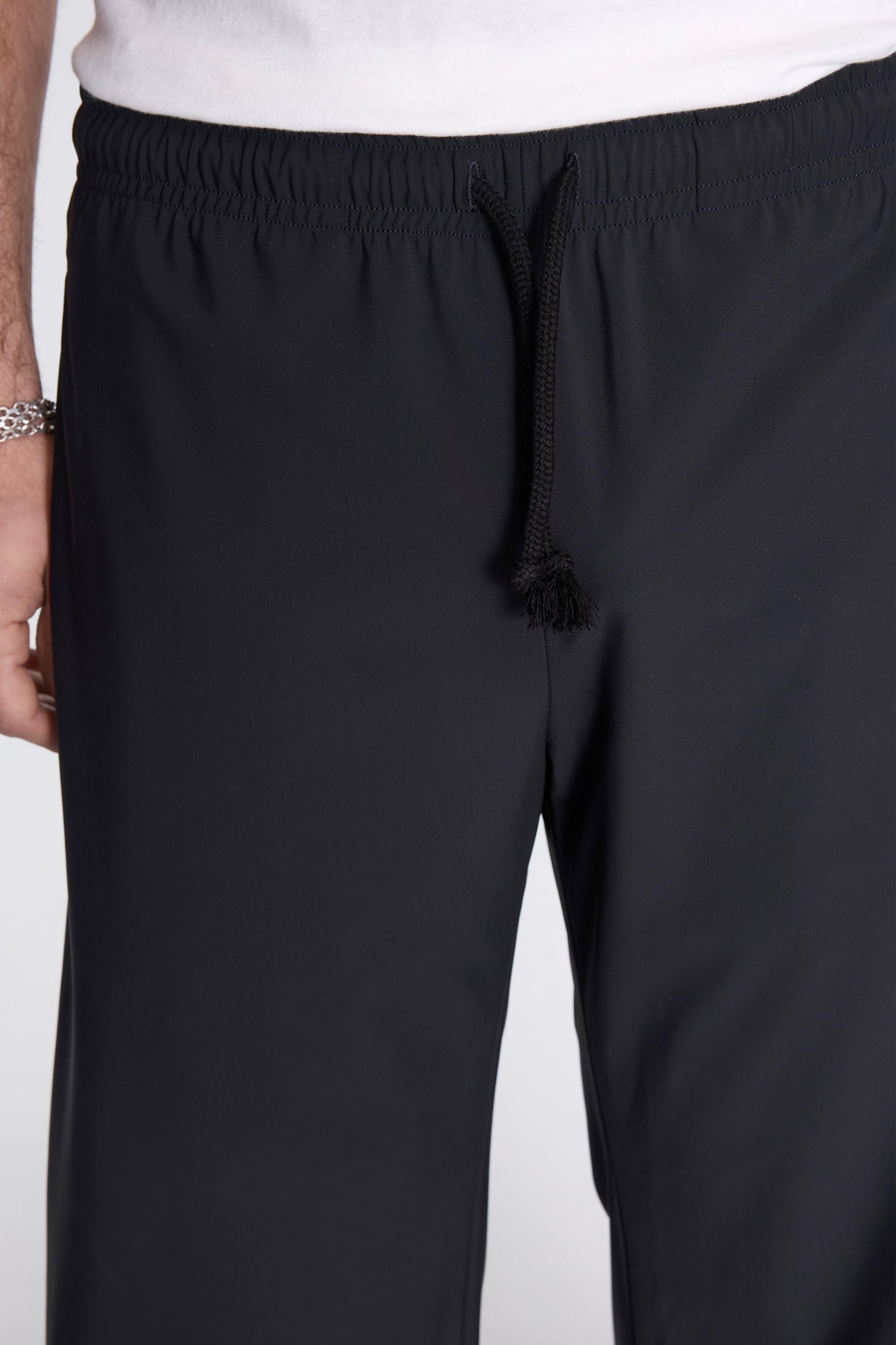 District Vision Wide Leg Track Pants Black