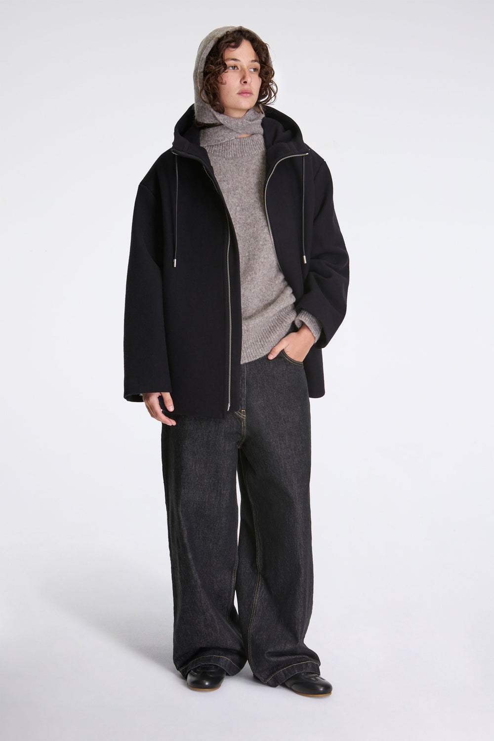 Studio Nicholson Etna Zip Jacket Dark Navy