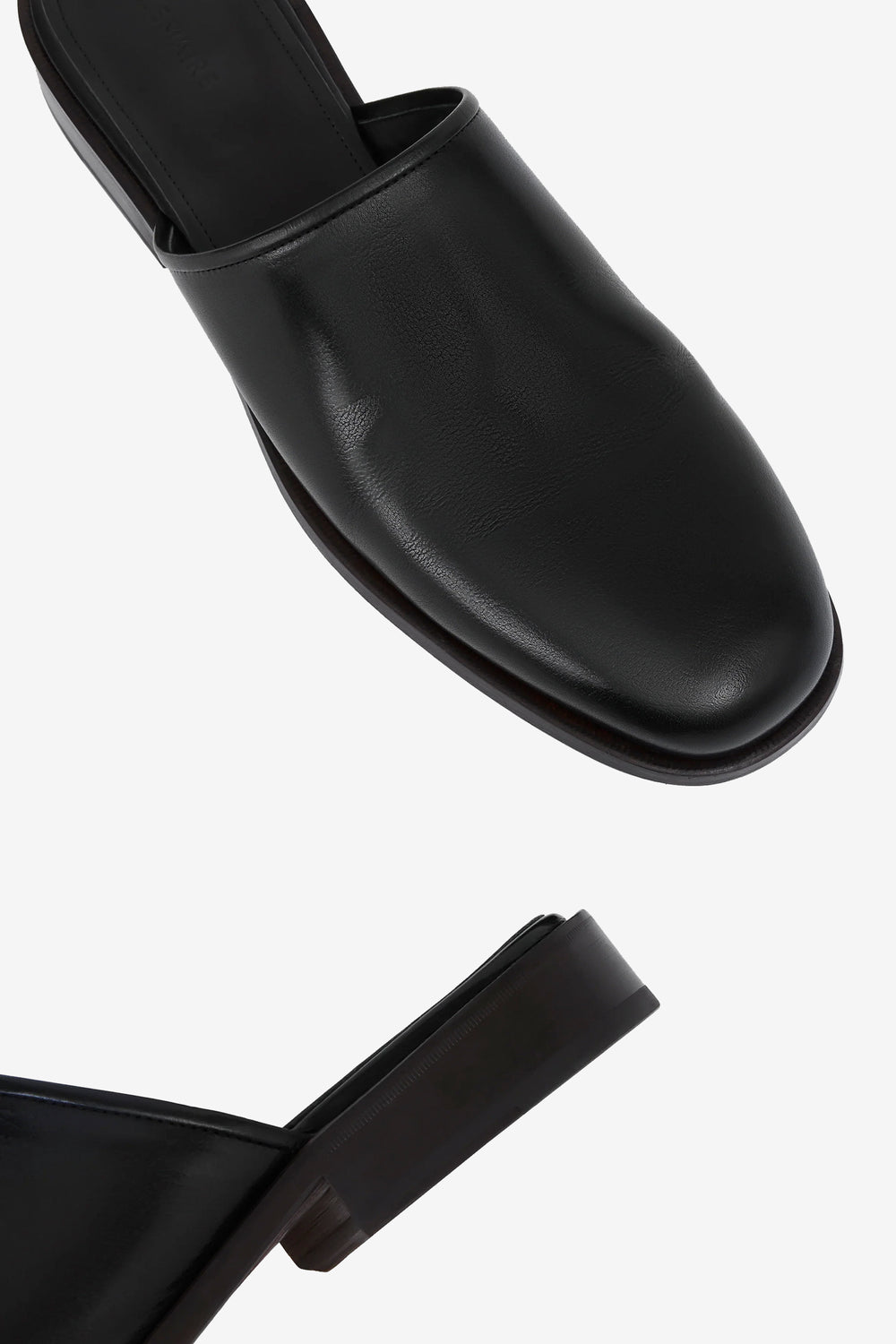 Lemaire Square Mule Black