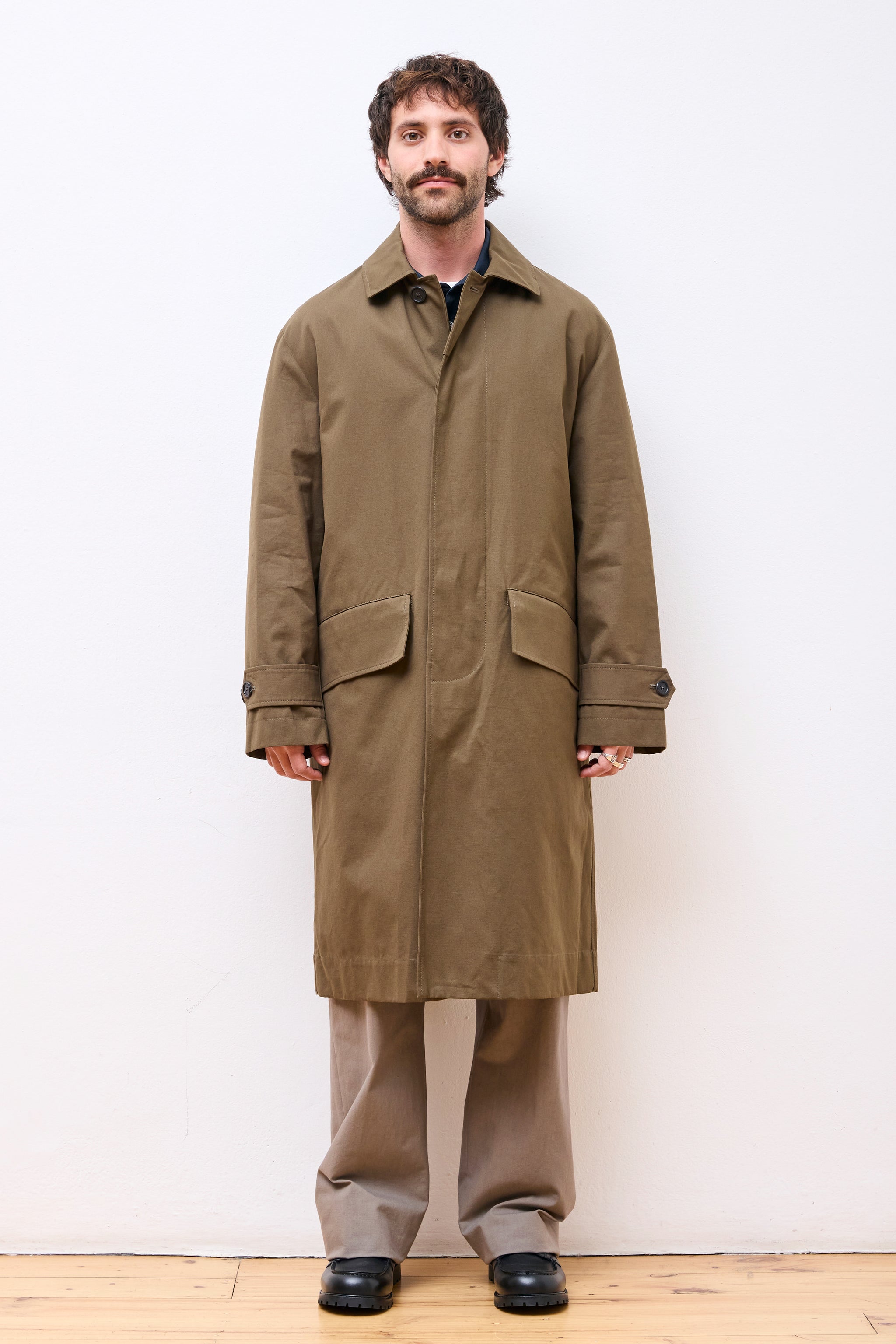 Margaret Howell Slant Pocket Mac Kelp