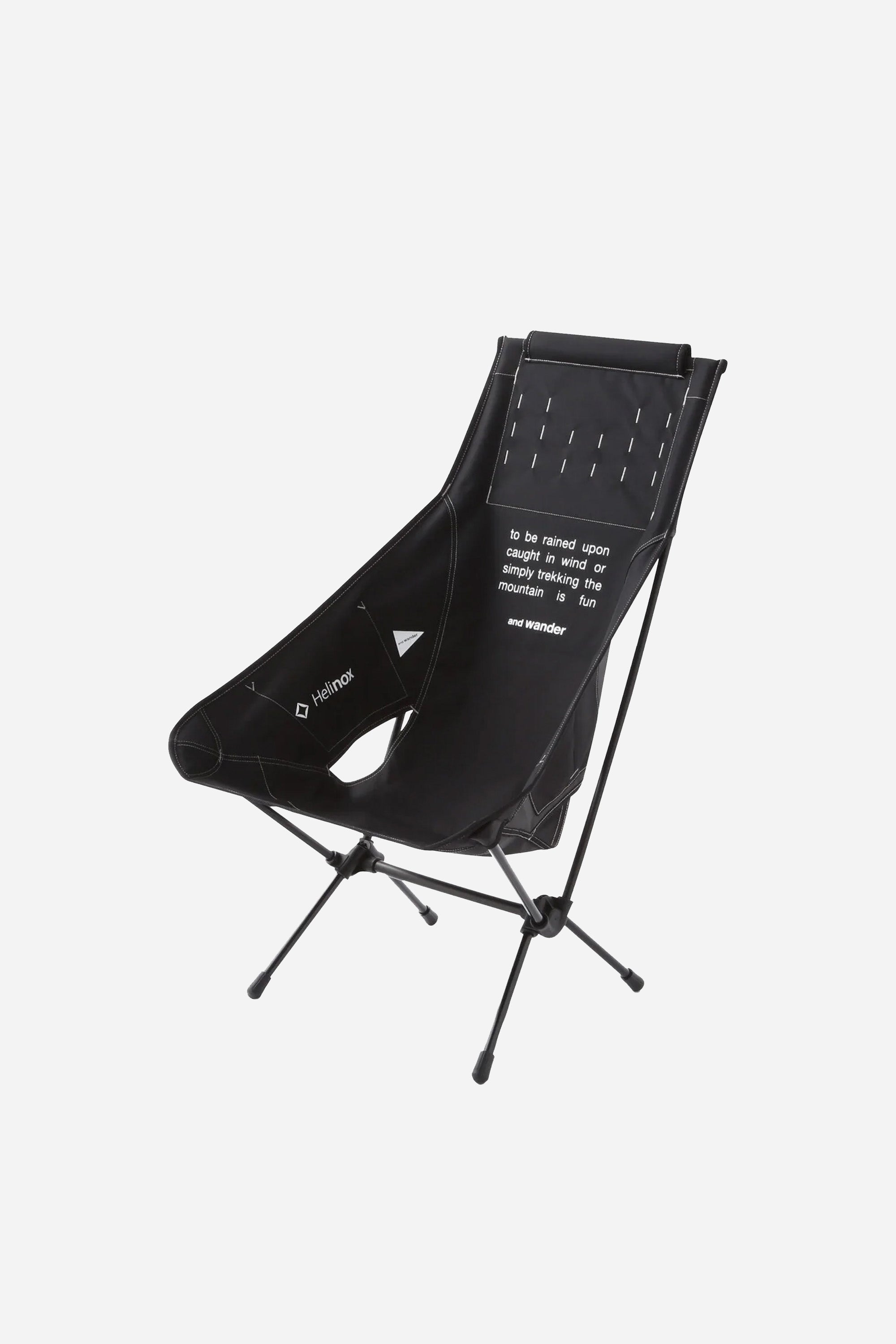 and Wander Folding Chair Two Black