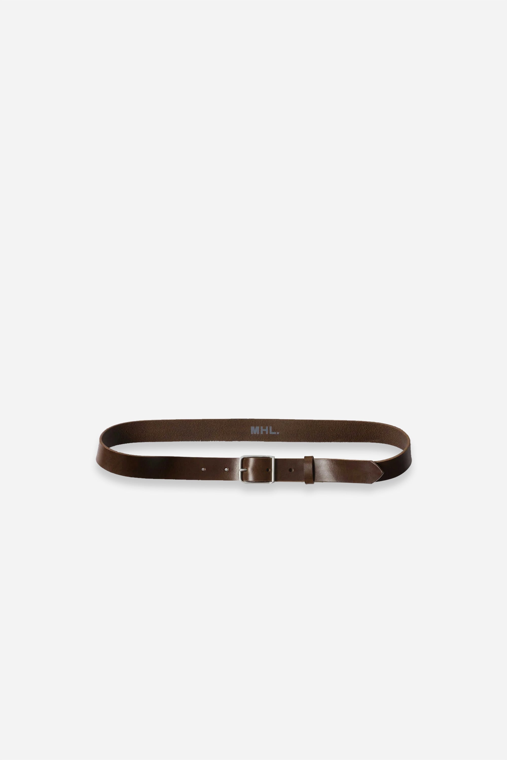 MHL Keeper Buckle Belt Dark Brown